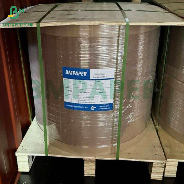 34gsm 40gsm Grease Proof Paper Kraft Brown Sandwich Wrapping Sheets ...