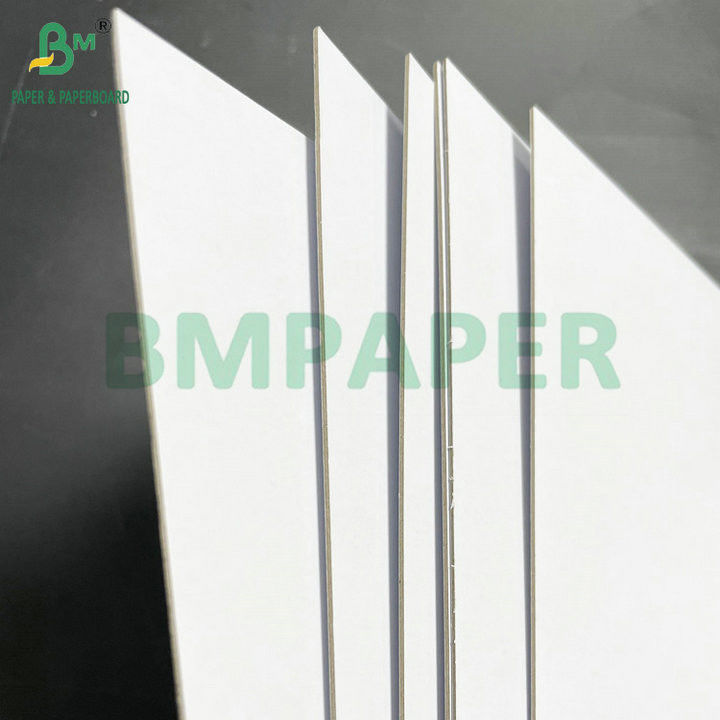 White Face White Back Rigid Carton Laminated Cardboard 1.5mm 2mm For Boxes
