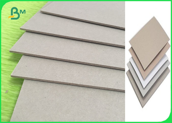 3.1mm 3.5mm 4mm Strawboard Paper / Carton Gris Laminated Grey Board ...