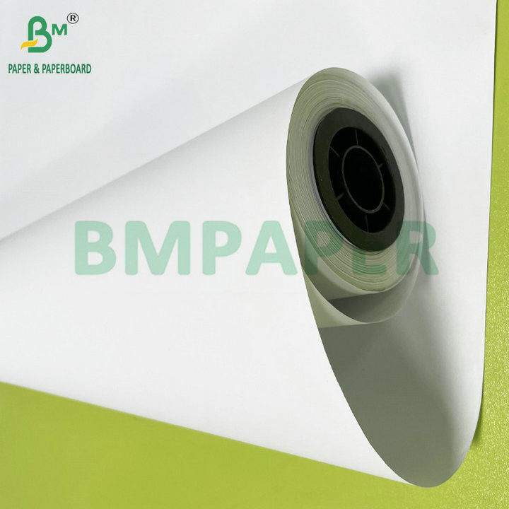 Ultra White 20# Bond Paper Rolls For Large Format CAD Plotter 36inch x ...