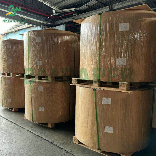 120gr 150gr Sturdy White Bleached Kraft Paper For Shopping Bags 787mm ...