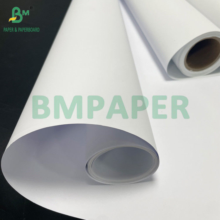 90gsm 105gsm Coated Bond Paper Roll 24" x 150' For Indoor Color Poster ...