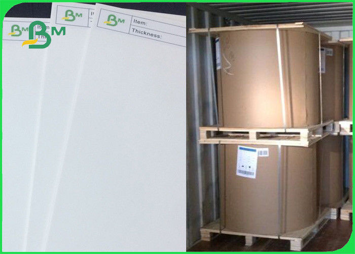 One Side Cardboard Paper Roll / White Clay Coated C1S White Card paper ...