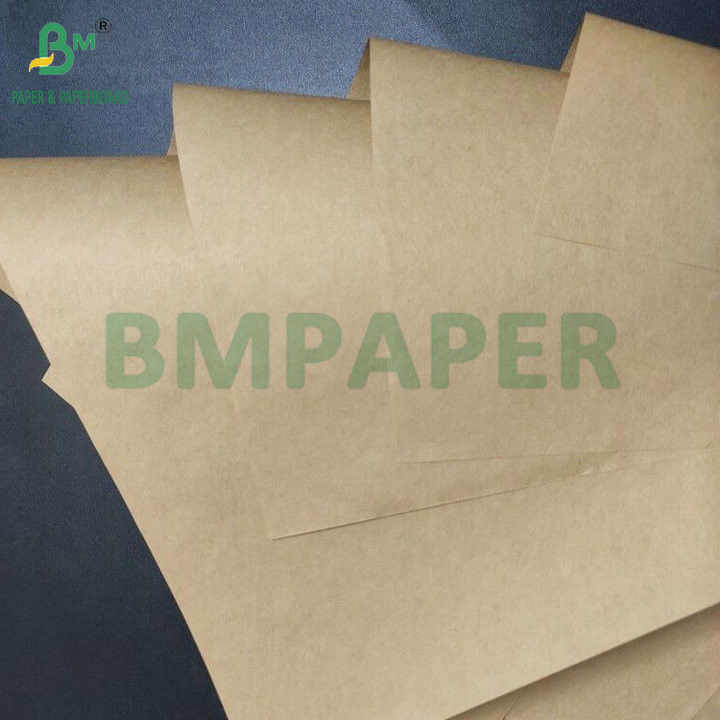 60gsm 70gsm Bulk Brown Kraft Paper For Carrier Bags Large Format Roll