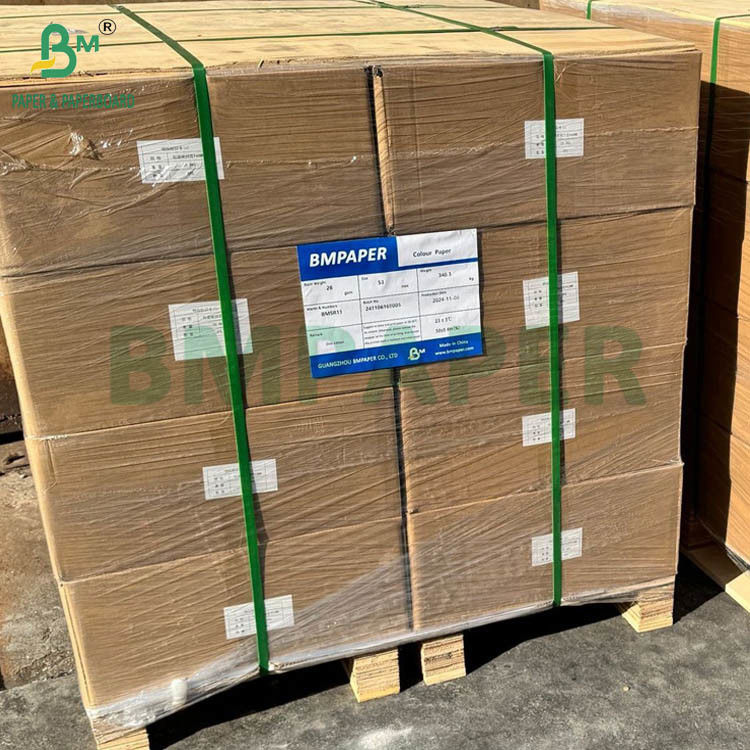 OEM Printing 28g Straw Wrapping Paper Slitting Roll 44mm Food Grade ...