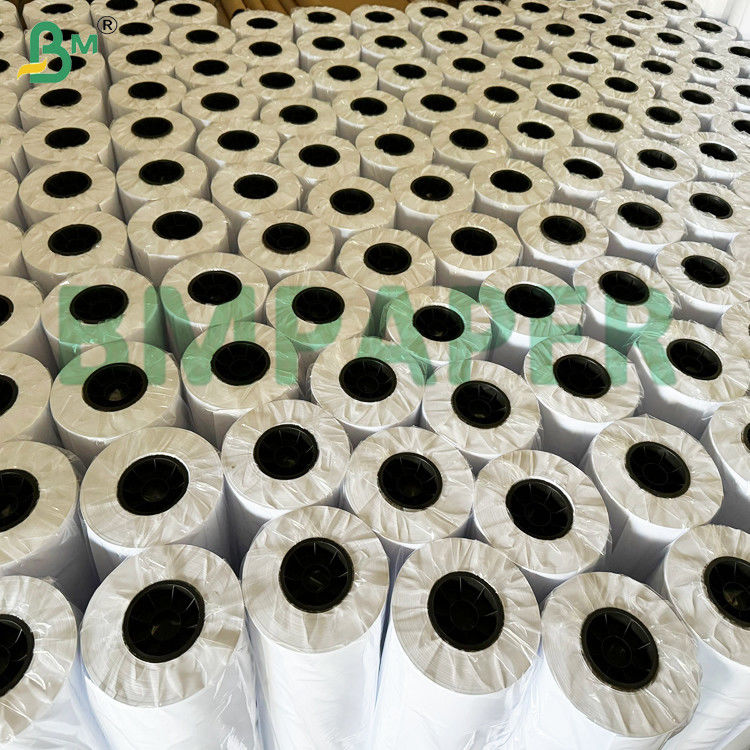 White Plotter Paper Smooth A0 A1 A2 Size Roll Uncoated Bond Paper