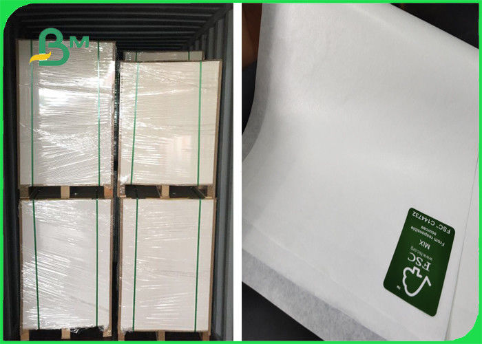 FSC Accredited 30 - 50GSM MG MF White Craft Paper One Side Coated And ...