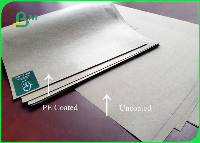 60g + 10g PE Coated Paper / Waterproof Packaging Paper FDA & FSC Approved