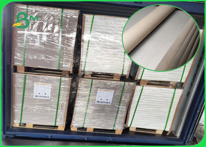 EU Unbleached Kraft Liner Board 100g To 400g Size 80 * 90cm For Packing