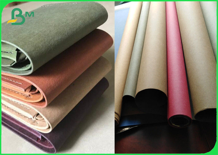 Natural Cellulose Pulp Kraft Paper Fabric Colorful Tear Resistant Paper ...
