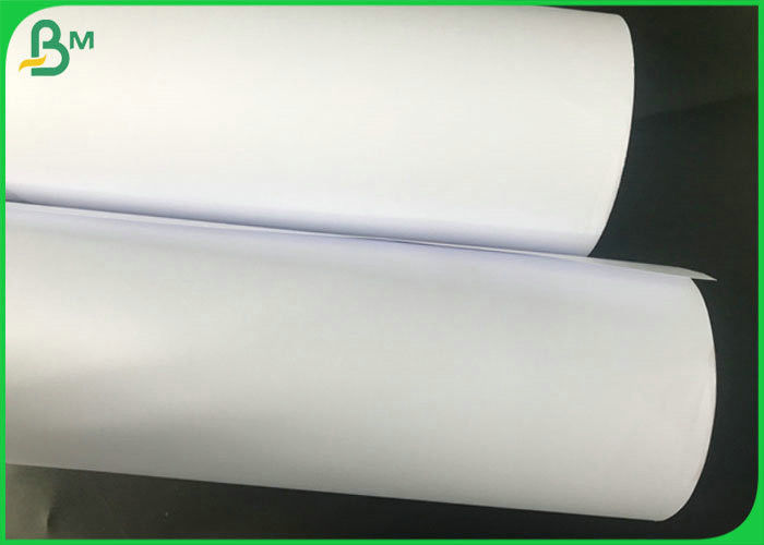 Wide Format 50g 60g 70g White Garment Plotter Paper Roll For Garment ...