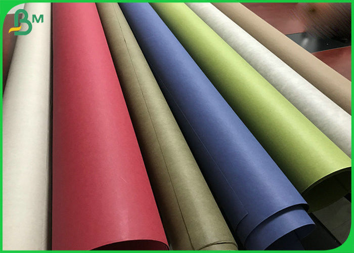 Strong 0.55mm nature brown Washable Kraft Reciclable Paper Roll For ...