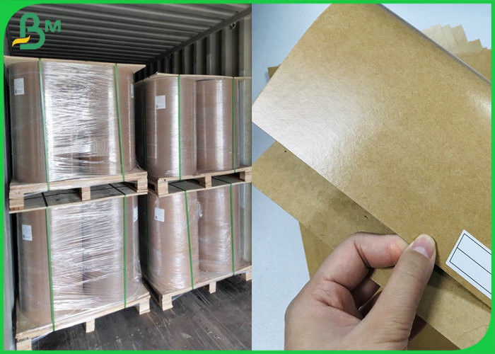 Hard Density Packaging Paper Board 90g To 450g PE Coated Brown Kraft ...