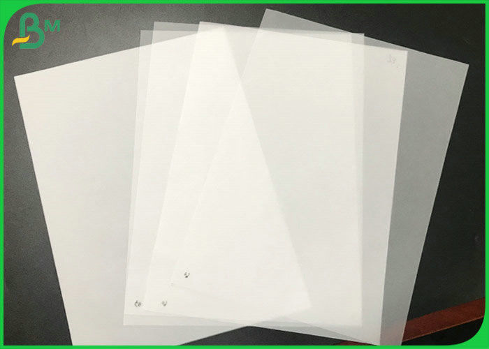 Food Grade Translucent 73g 83g White Plotter Tracing Paper Roll For CAD ...