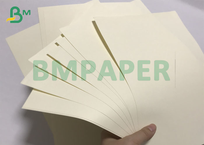 Cream Offset Printing 100gsm 140gsm Uncoated Ivory Paper Sheet 24 * 35"