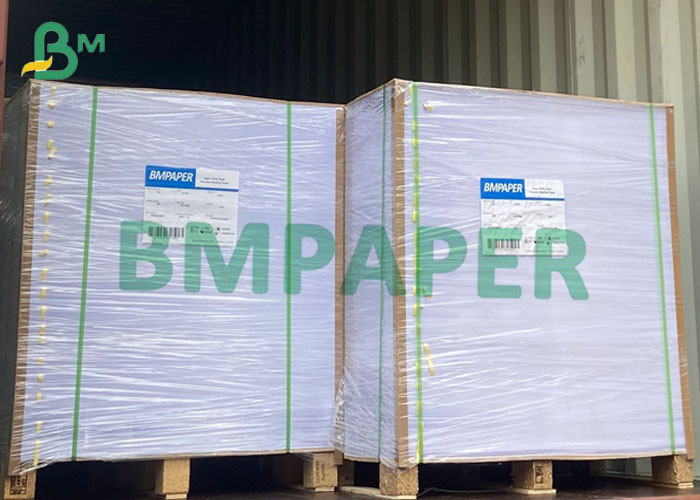 High Bulky Paper white Uncoated 65gsm 0.12mm Thickness 31" 35" 43" 47 ...