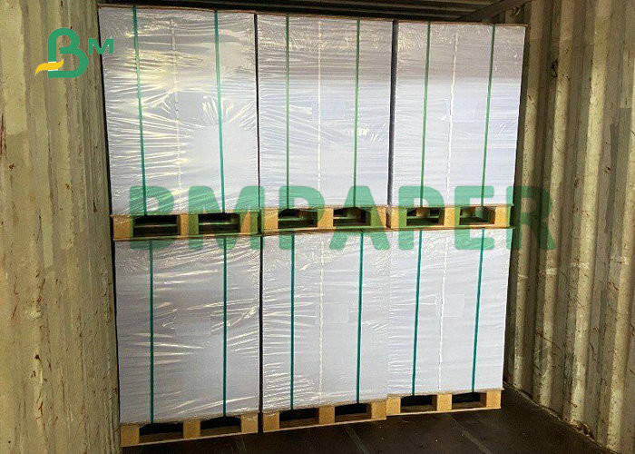 2 Sided Coated Shiny Surface Gloss Text Paper 100# For Brochures