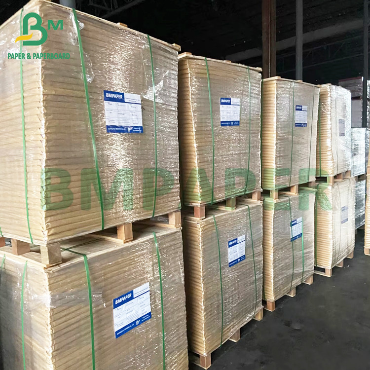 65 - 150gsm Flexible Extensible Kraft Paper High Stretch For Powder Packing