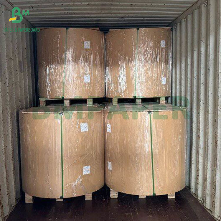 170g 200g White Face Kraft Reverse Cardboard Coated White Top KLB 31" 43"