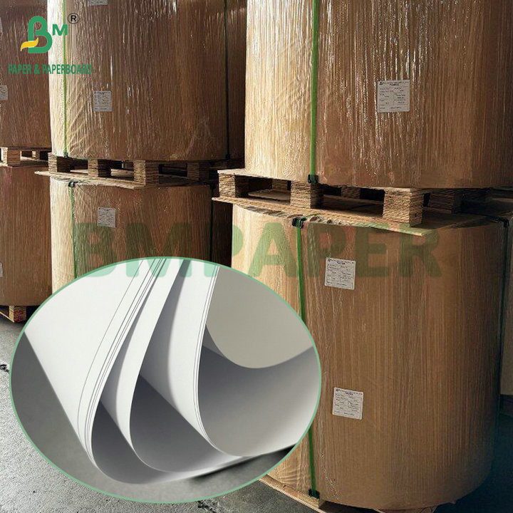 High White 28lb 32lb Uncoated Book Writing Ledger Paper 25'' x 38''