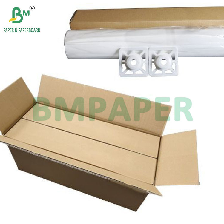 24lb 36lb HP Coated Matte Wide Format Bond Paper Roll For Posters 42" x ...