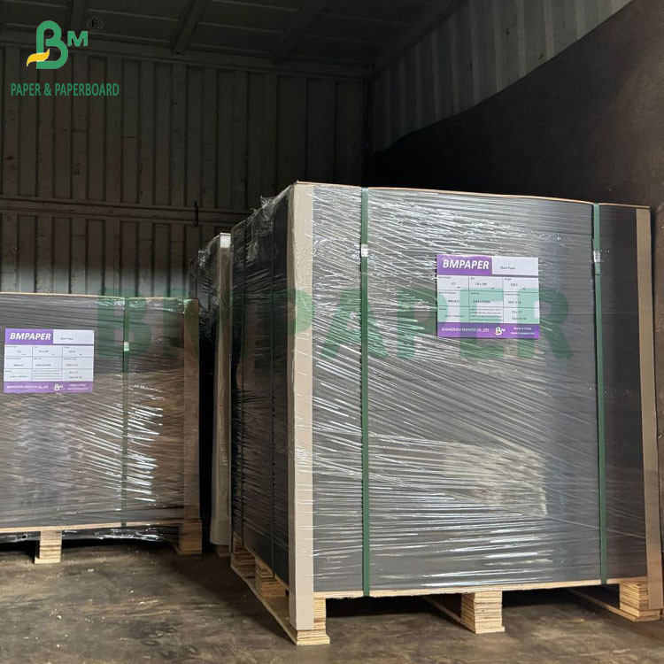 High Rigidity 1.5mm 2mm 2.5mm Black Cardboard Thick Paperboard 93cm X 130cm