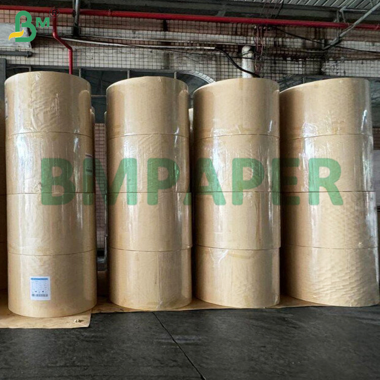 Striped Kraft Paper Texture 40gsm One Side Machine Glazed Glossy For ...