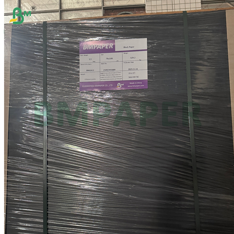 120gsm Black Virgin Pulp Paper Sheets for Hang Tags