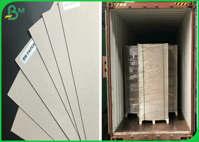 1mm Mix Pulp Waste Paper Sheets Grey Chipboard For Packing Box