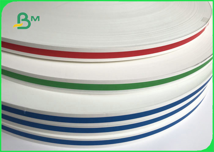 14mm 15mm 60gsm 120gsm Waterproof Straw Paper Roll For Striped Drinking ...