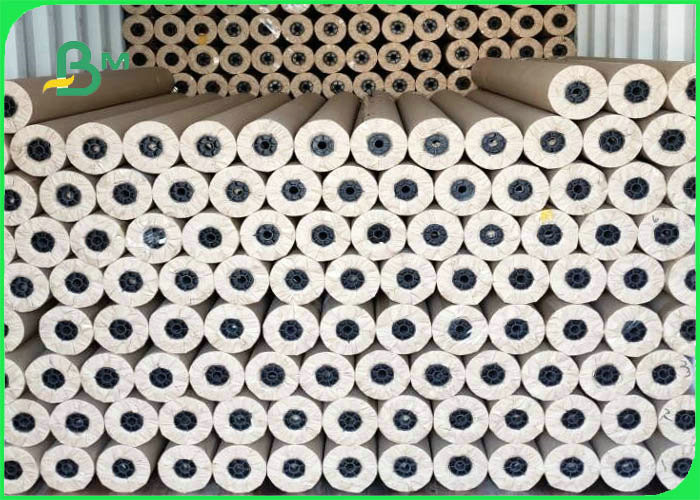 Plain White 60gsm 70gsm Matte Inkjet Plotter Pattern Paper Roll For ...