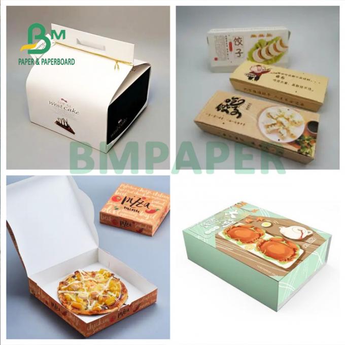 250gsm 270gsm C1S food grade bleach card for seafood packing box